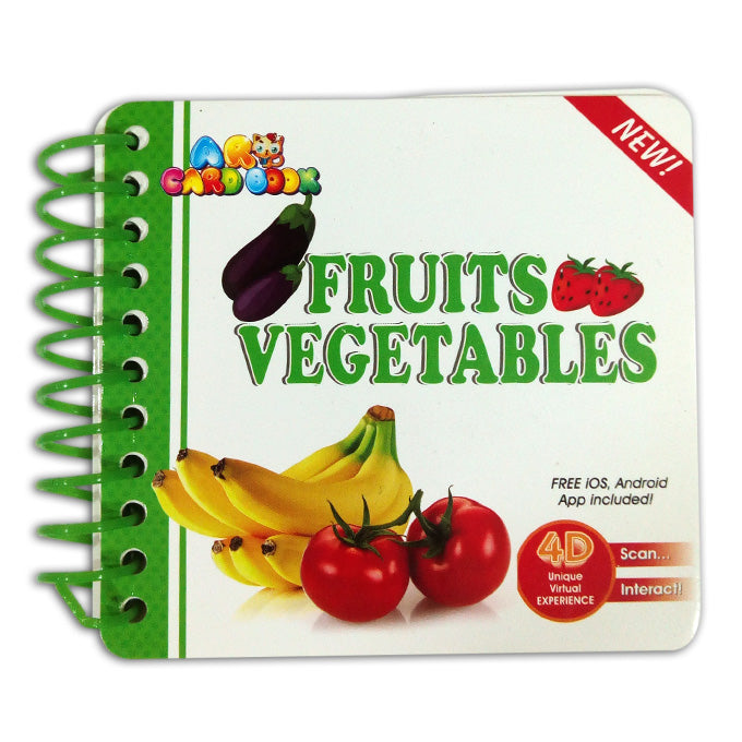 Fruits & Vegetables - Learning Card Book – KidzNBaby